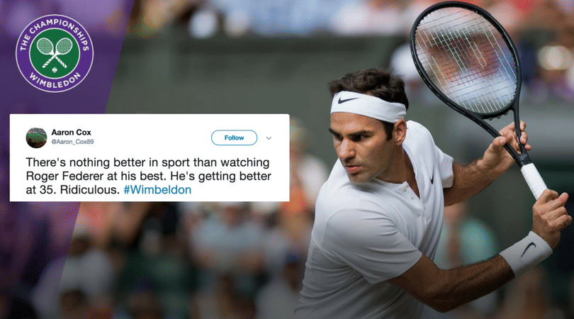 Twitter erupts as Roger Federer wards off a stiff Berdych challenge to ...