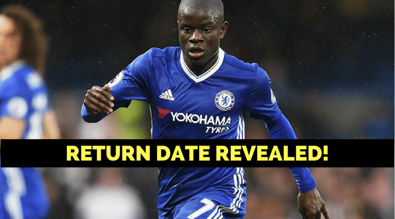 BREAKING: Reports reveal the extent of Kante's injury and his return ...