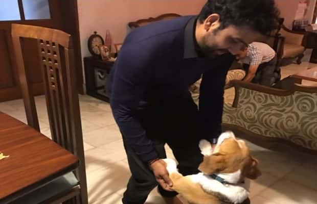 WATCH : Rohit Sharma surprises his pet on World Animal Day - The SportsRush