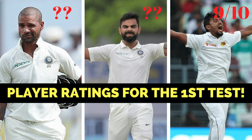 Player ratings for India vs Sri Lanka 1st Test - The SportsRush