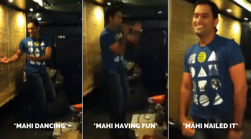 WATCH : MS Dhoni dances to John Abraham's song - The SportsRush