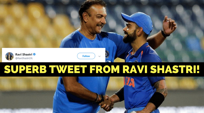 Ravi Shastri sends a congratulatory message to Virat Kohli - The SportsRush