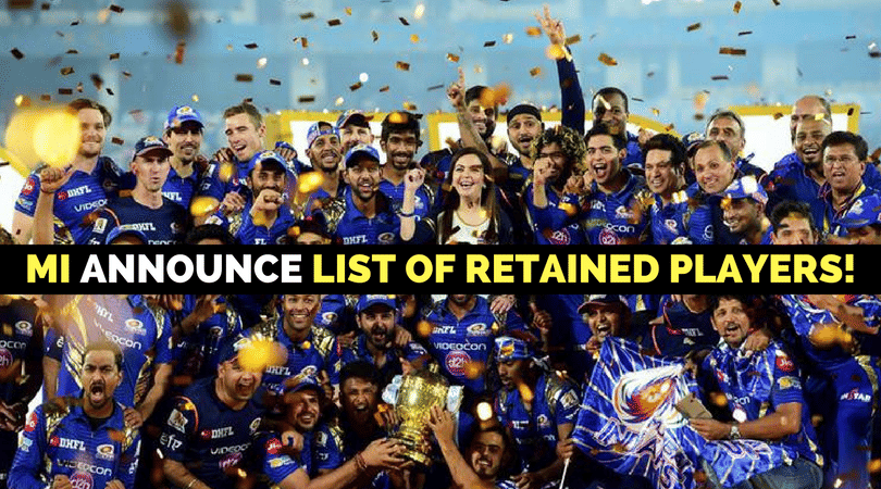 OFFICIAL : Mumbai Indians announce their list of retained players ...