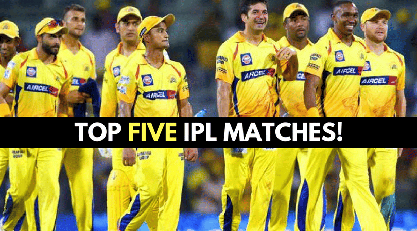 Top five IPL matches in history - The SportsRush