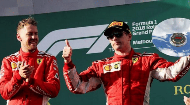 Kimi Raikkonen kept in the dark about Sebastian Vettel's strategy - The ...