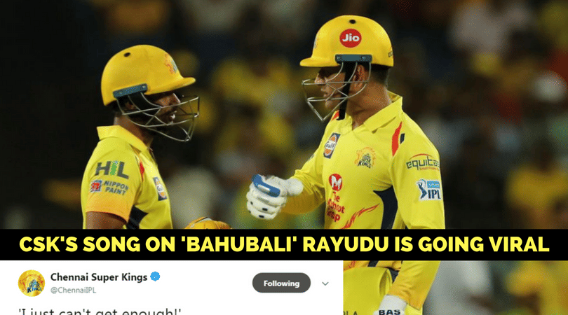 Mark Wood sings a tribute for CSK teammate Ambati Rayudu