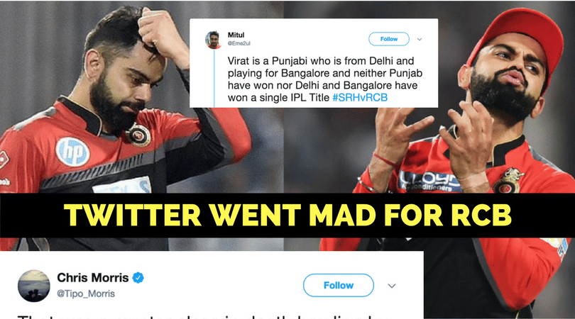 Twitter reacts as RCB lose their way to gift victory to SRH - The ...