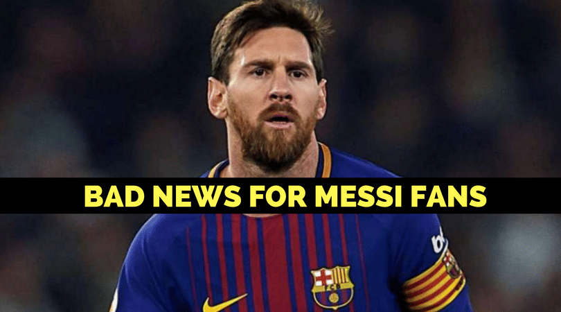 Messi out for Barcelona's game against Levante - The SportsRush