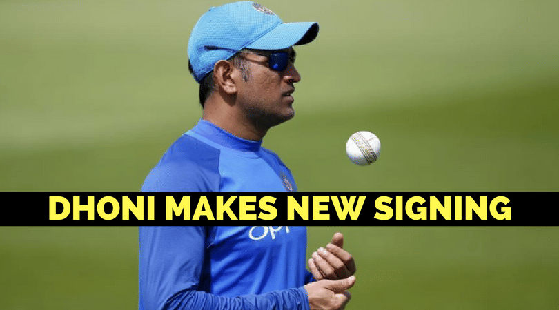 MS Dhoni signs a new ad deal before India-England series - The SportsRush