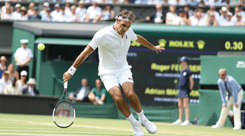 WATCH: Roger Federer’s textbook forward defensive shot at Wimbledon ...