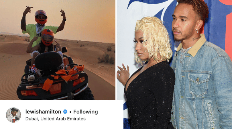 Lewis Hamilton and Nicki Minaj almost confirm relationship, Hamilton ...