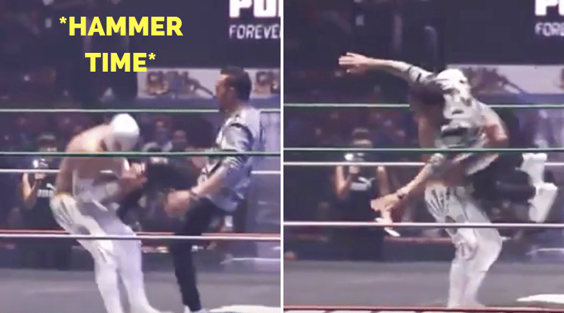 WATCH: Hamilton takes down Mistico in Mexico - The SportsRush