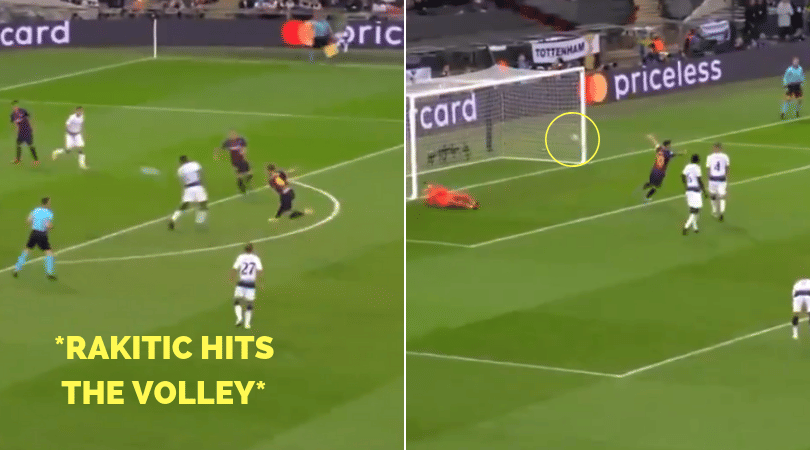 Rakitic's goal vs Tottenham: Watch as Barca leads 2-0 - The SportsRush