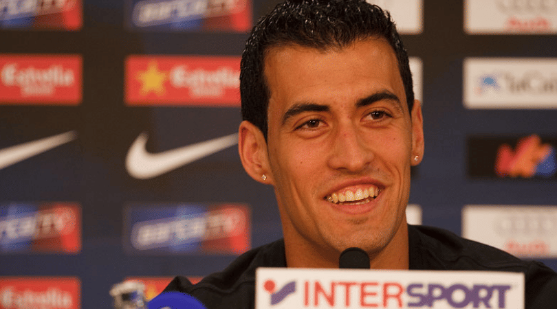Sergio Busquets vs Inter Milan: Midfielder goes past two players with ...