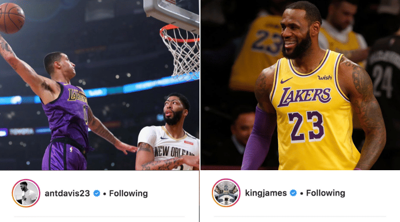 LeBron James involved in Instagram conversation with Anthony Davis ...