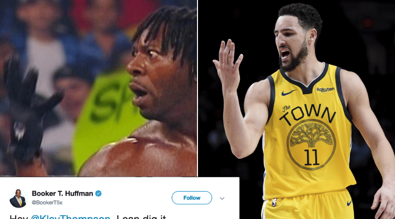 Booker T calls out Klay Thompson for 'hand gesture' - The SportsRush