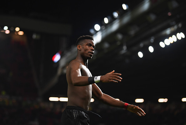 Pogba practised his goal celebration ahead of game against Bournemouth ...
