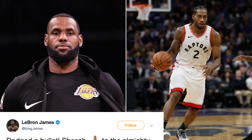 LeBron James tweets about Kawhi despite NBA warning - The SportsRush