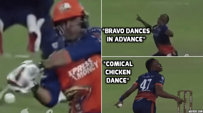 WATCH: Dwayne Bravo's chicken dance celebration - The SportsRush