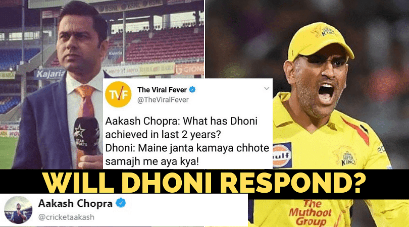Aakash Chopra slams TVF over fake quotes for video on MS Dhoni - The ... Aakash Chopra slams TVF over fake quotes for video on MS Dhoni - The ...
