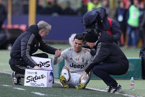 Juventus receive update on Cristiano Ronaldo's injury after having ...