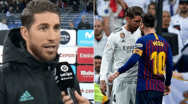 Sergio Ramos breaks silence over fight with Lionel Messi in the El ...