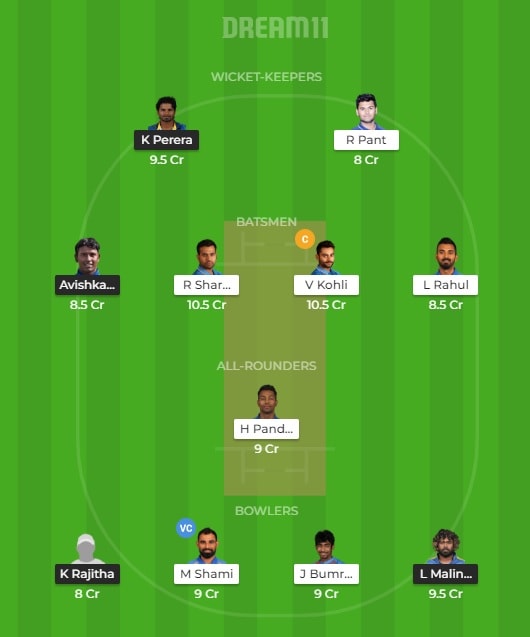 SL vs IND Dream11 Team Prediction: Best Dream 11 Team for today’s ...