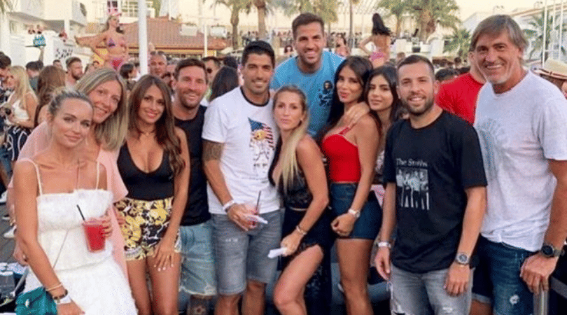 Watch: Lionel Messi almost gets into a fight at a party in Ibiza before ...