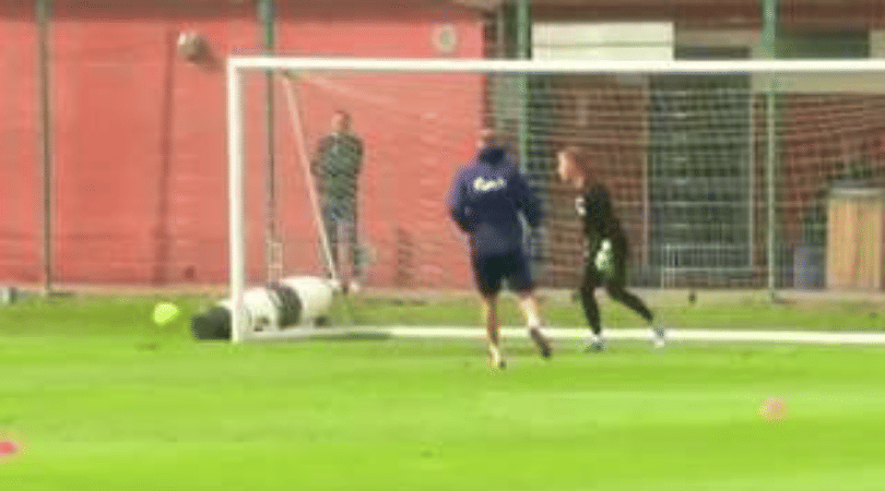 Watch: Nicklas Bendtner’s training footage shows that the striker is ...
