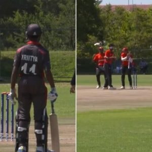WATCH: Aryan Lakra's comical run-out in UAE vs Canada U-19 World Cup ...