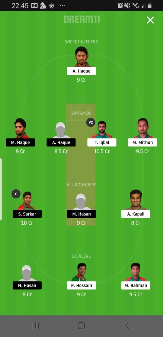 PBCC Vs GGC Dream11 Prediction : Prime Bank Cricket Club Vs Gazi Group ...