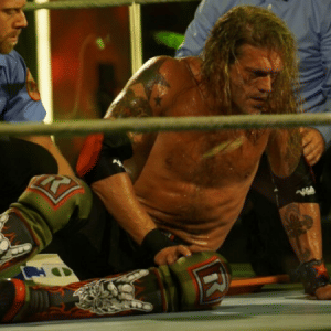 WWE Superstar Edge proves his injury is not a work with graphic ...