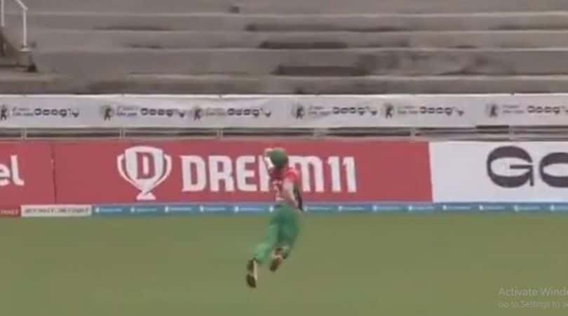 Brandon King CPL catch: Watch Kings grabs exceptional one-handed diving catch in CPL 2020 opener ...