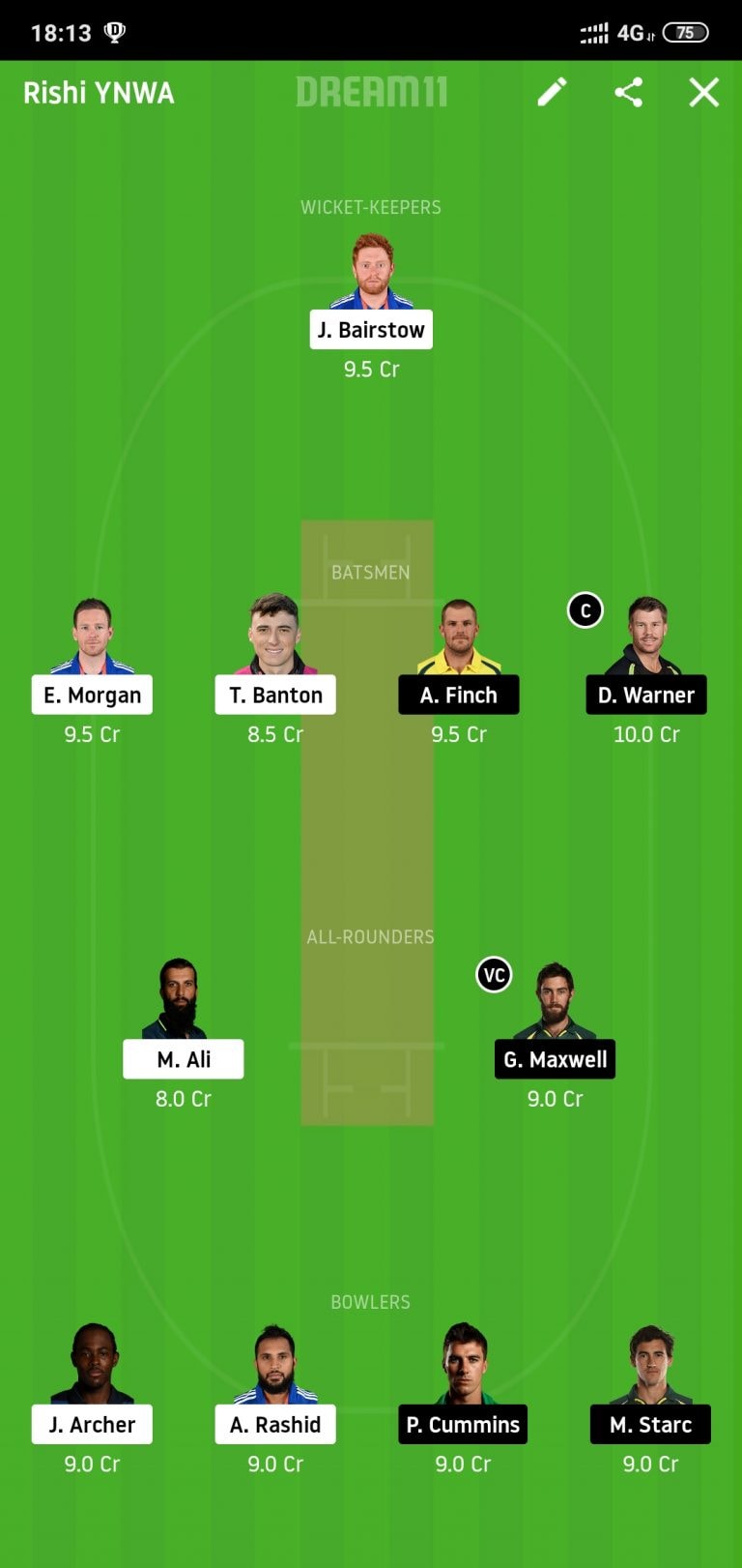 ENG vs AUS Dream11 Prediction : England vs Australia Best Dream 11 Team ...