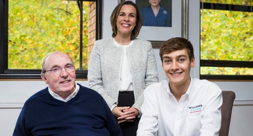 "Thank you Claire and Frank Williams"- George Russell gives heartfelt ...