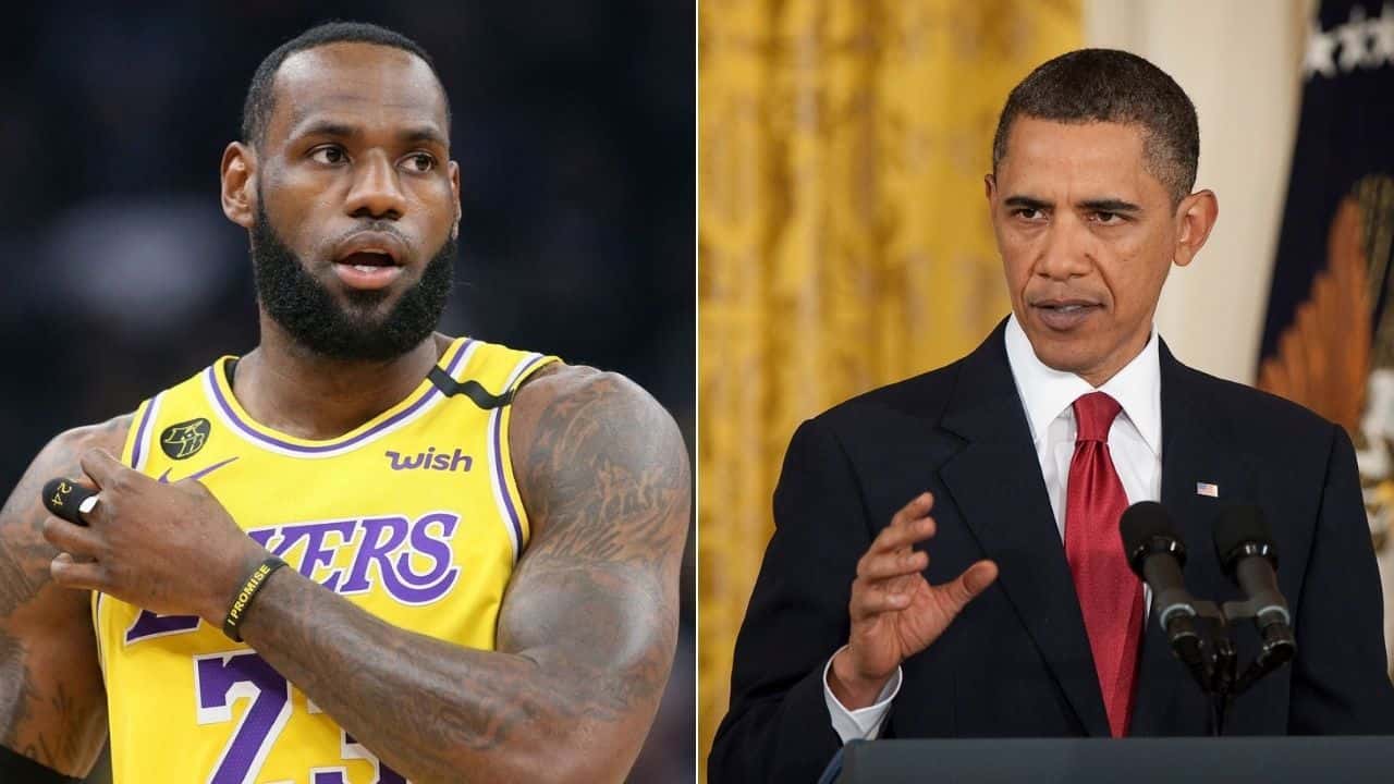 'Do not give up your power': Barack Obama and Lakers' LeBron James ...