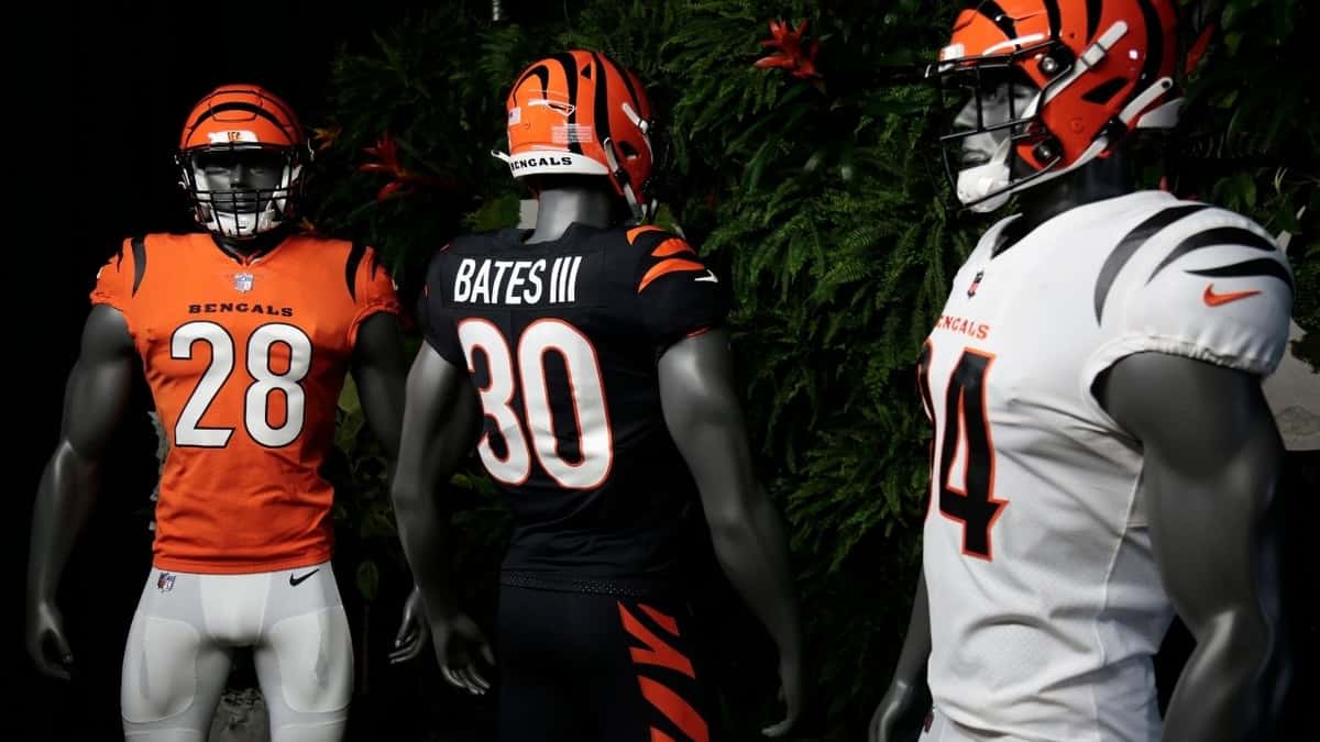 NFL New Uniforms 2021 : Cincinnati Bengals reveal new uniforms after 17 ...