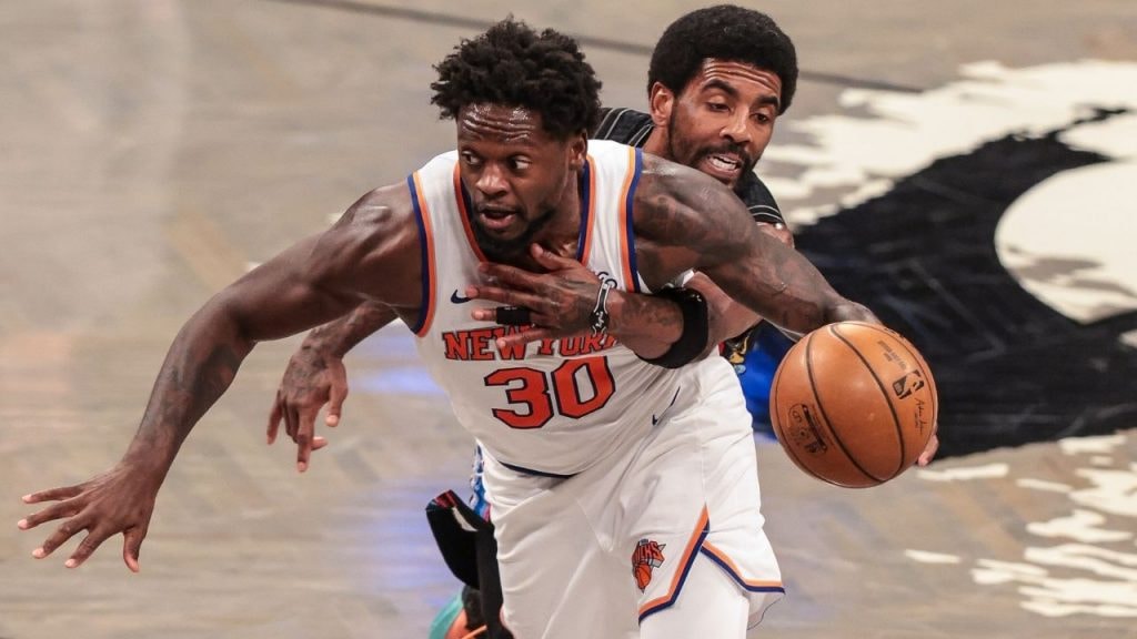 Julius Randle’s son hilariously reacted to the Knicks' loss to Kyrie ...