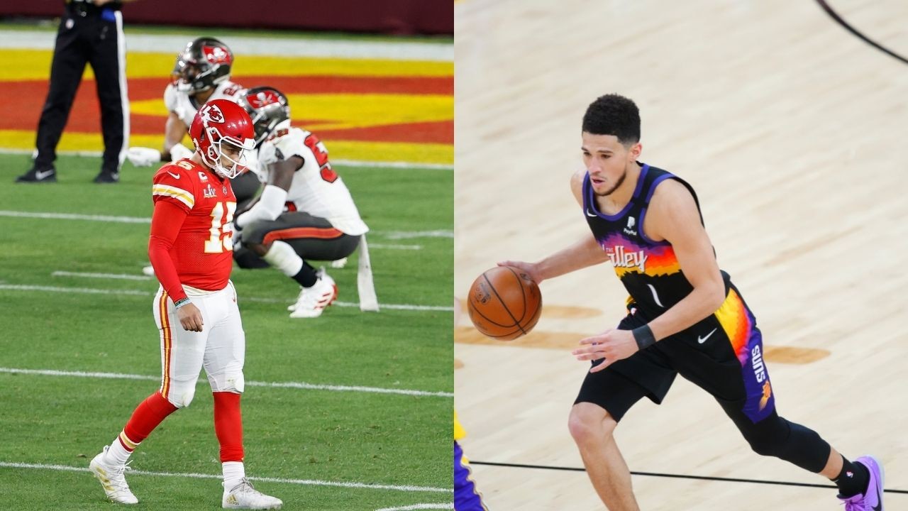 "That Man Devin Booker Is Cold!": Patrick Mahomes, Russell Wilson React ...