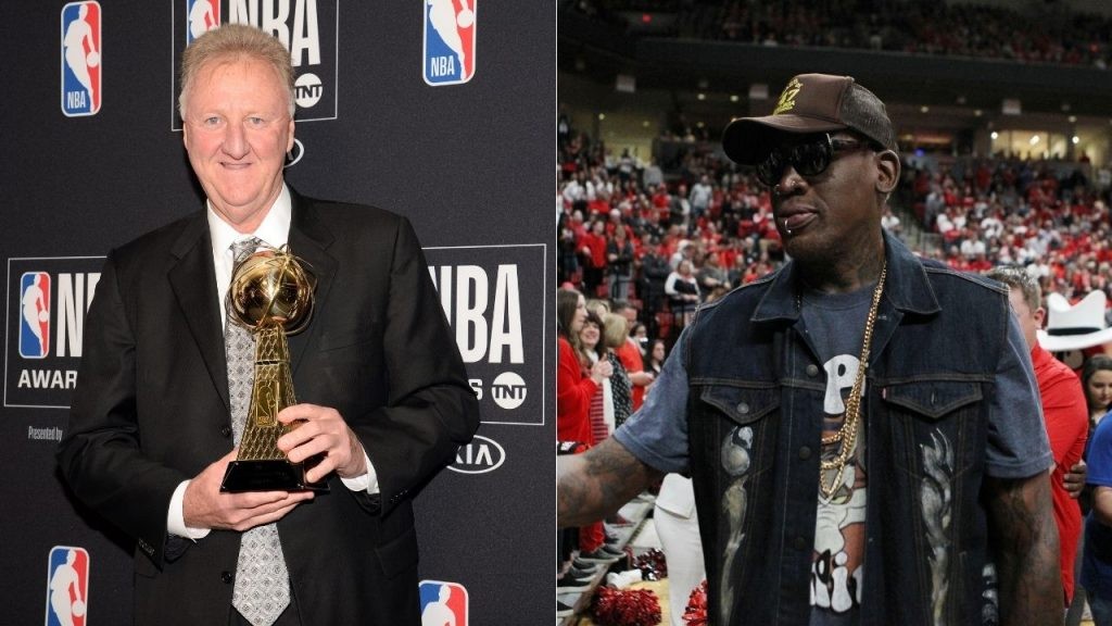 "Dennis Rodman would be all over Larry Bird, but he'd talk as if he was ...