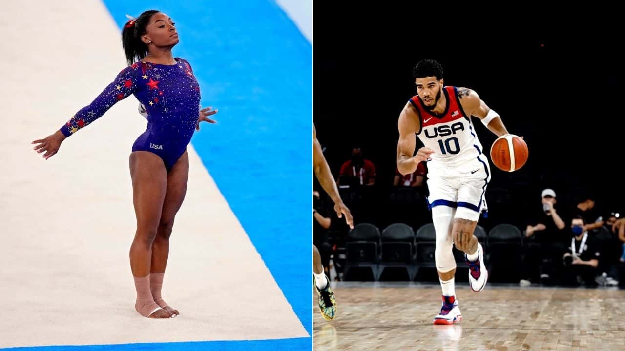 "Simone Biles is a hero": Jayson Tatum comes to the gymnast's defence ...