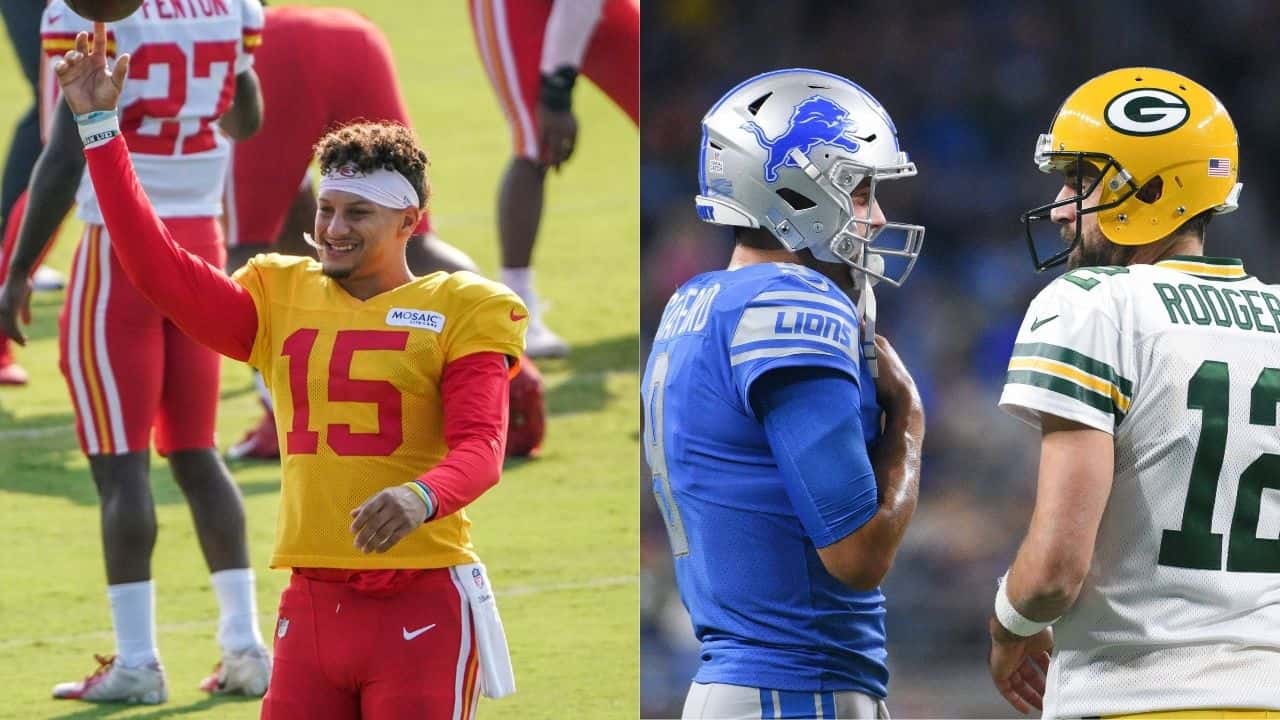 "I'm So Thankful Patrick Mahomes Brought The No-Look Pass": Aaron ...