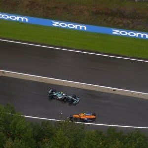 Lando Norris crash: Watch McLaren star suffer a massive collision at ...