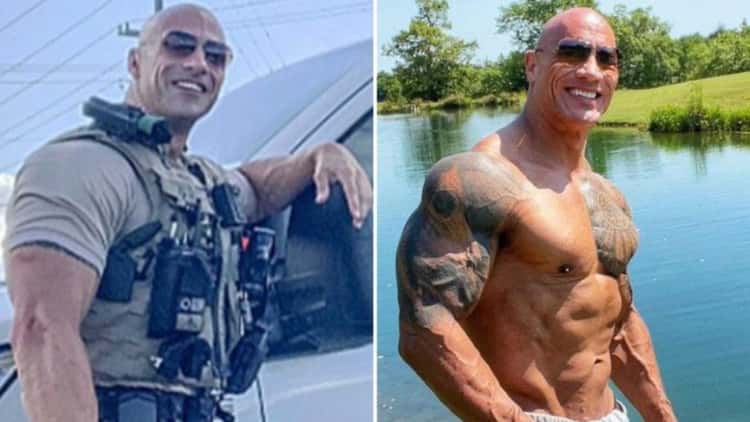 The Rock responds to viral picture of his doppelganger - The SportsRush