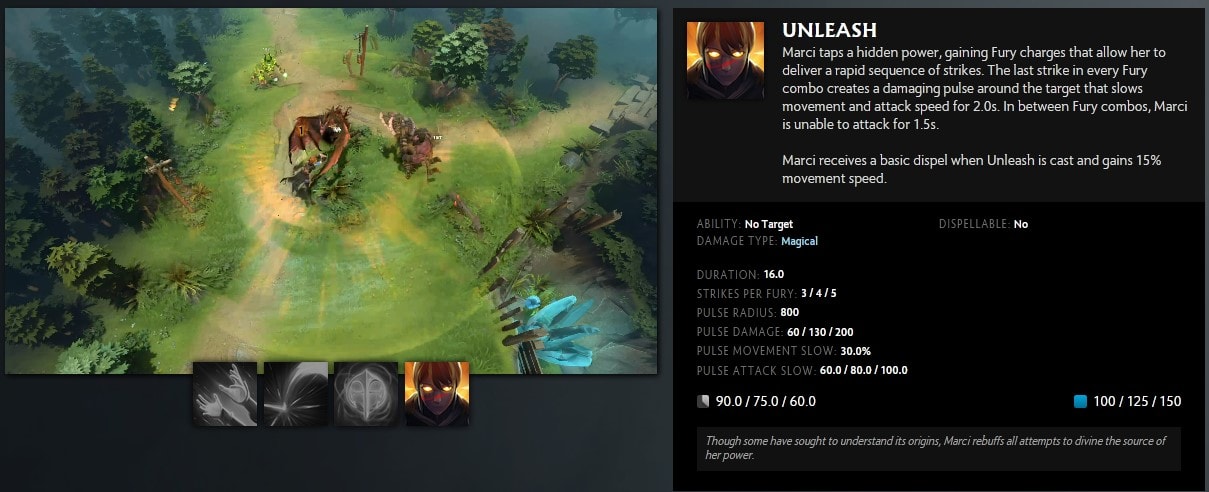 Marci Dota 2 hero released: Ability pool, talents and possible position ...