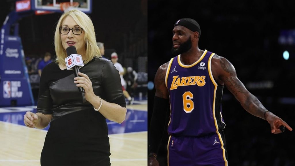 "Doris Burke was blatantly salivating over LeBron James and Lakers ...