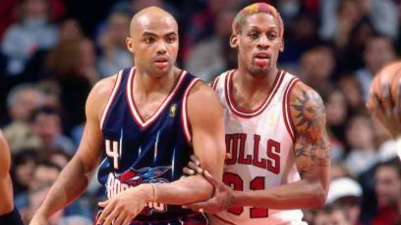 “Charles Barkley really elbowed Dennis Rodman after he somersaulted on ...