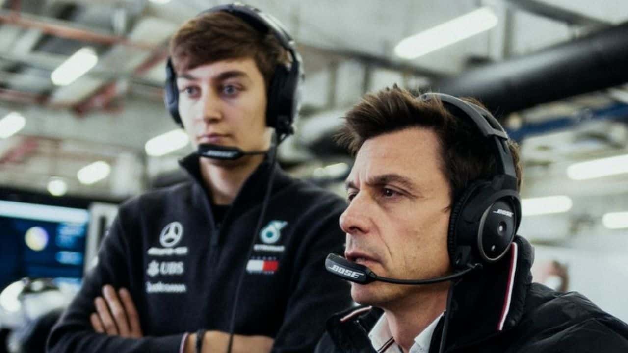 "It had F in it, K in it & ends with R"– Toto Wolff's message to George ...
