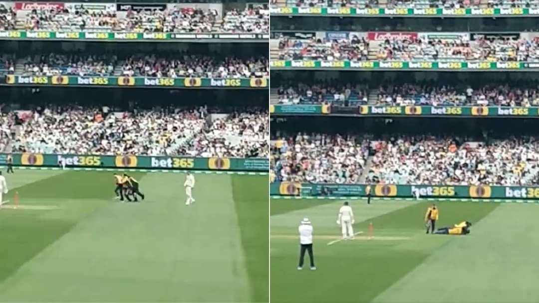 Cricket streaker: Fan interrupts Australia vs England Boxing Day Ashes ...