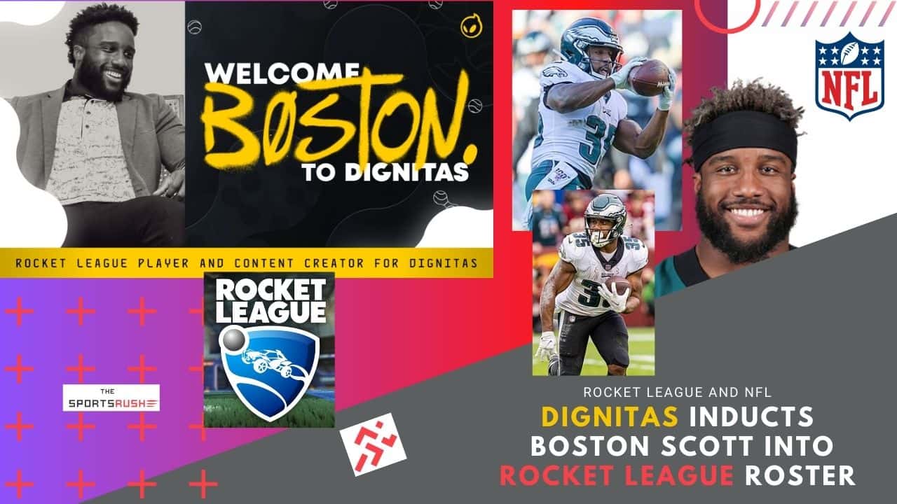 Team Dignitas adds Eagles RB Boston Scott to Rocket League, hence ...